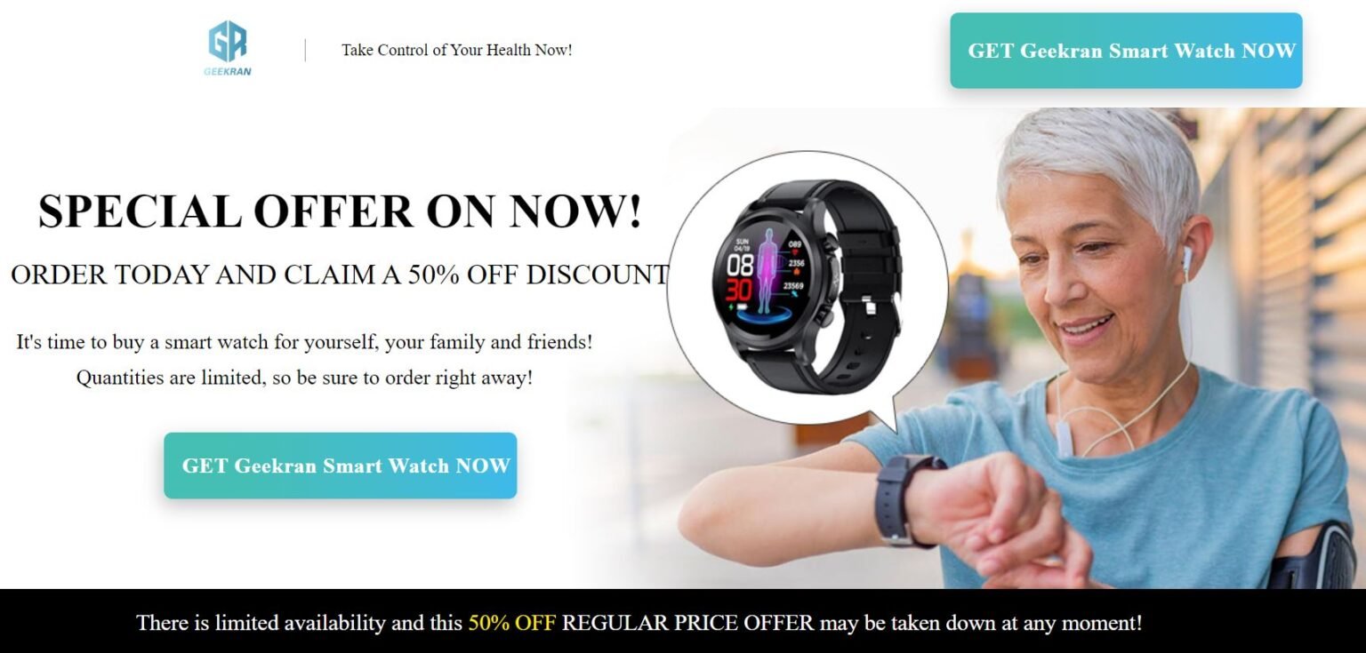 Geekran SmartWatch Smart Gadget That Simplifies Glucose Tracking Is It ...